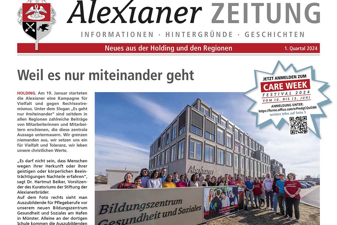 Die neue Alexianer-Zeitung ist da